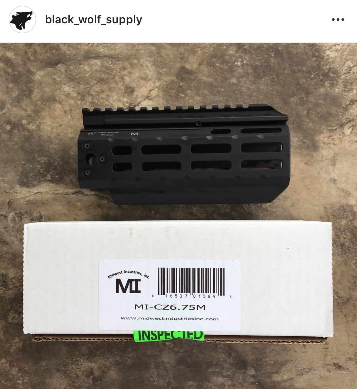 Midwest Industries Cz Scorpion 6 75″ Handguard M Lok Compatible Mi Cz6