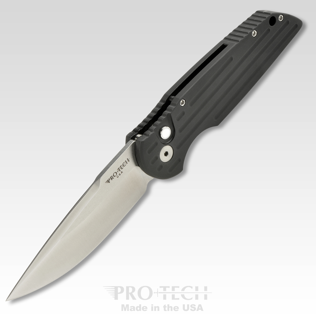 Protech Knives Tactical Response 3 Grooved Handle MOP Button (3.5 ...