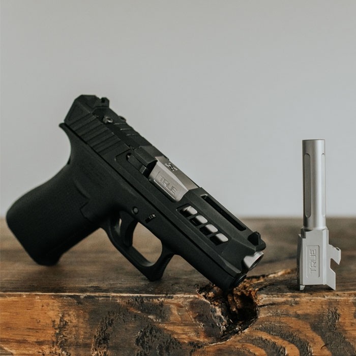 True Precision Barrel 9MM Gold Titanium Nitride Fits Glock 43/43X TP ...