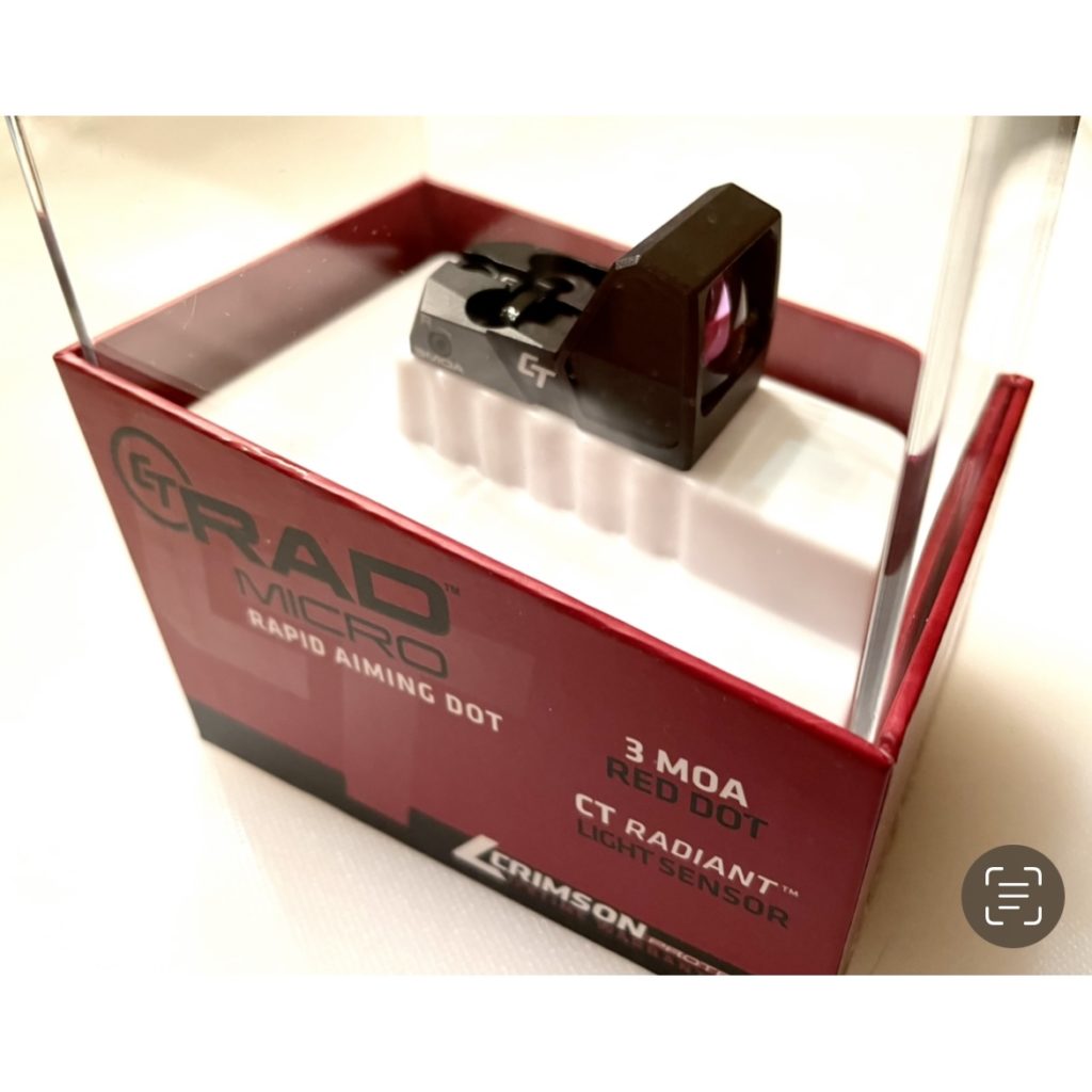 Crimson Trace Corporation RAD Micro Red Dot Compact Open Reflex Sight ...
